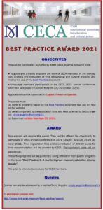 Best Practice Award 2021 - ICOM CECA - ICOM CECA